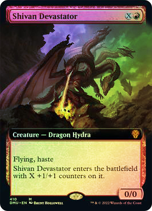 Shivan Devastator (Extended Art) | Dominaria United - Variants | Star ...