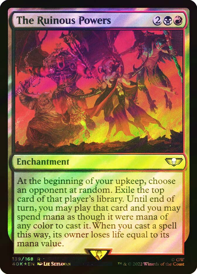 The Ruinous Powers (Surge Foil) | Warhammer 40,000 Commander - Surge ...