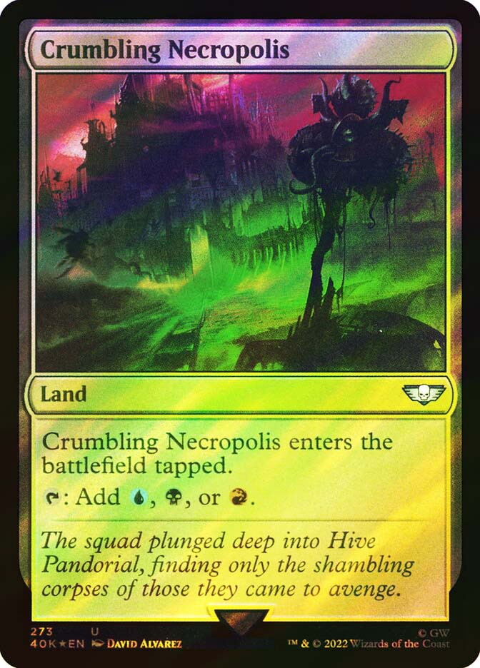 Crumbling Necropolis (Surge Foil) | Warhammer 40,000 Commander - Surge ...