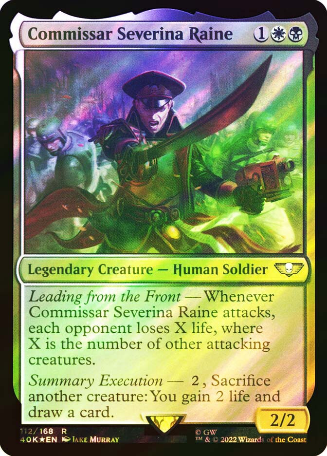 Commissar Severina Raine | Warhammer 40,000 Commander | Star City Games