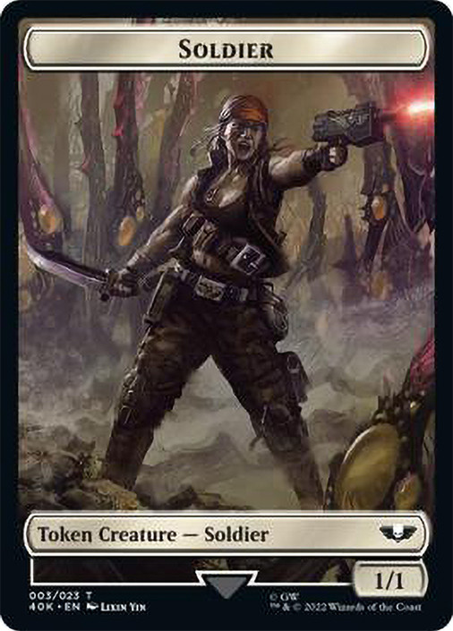 {Soldier Token} (#03) // {Ultramarines Honour Guard Token} | Warhammer ...