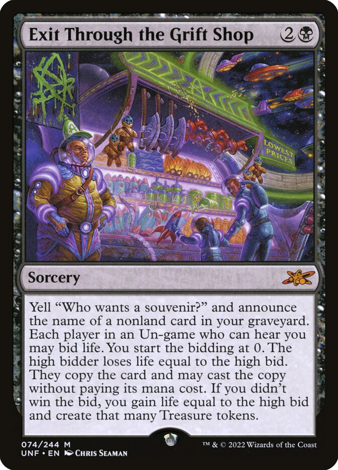 Exit Through the Grift Shop | Unfinity | Star City Games