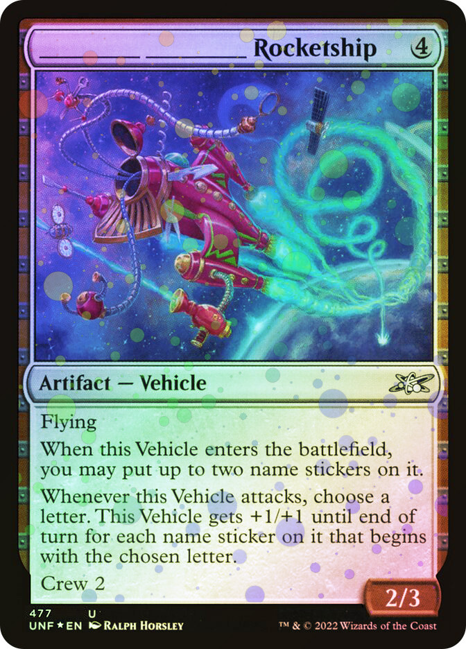Rocketship (Galaxy Foil) | Unfinity - Galaxy Foil | Star City Games