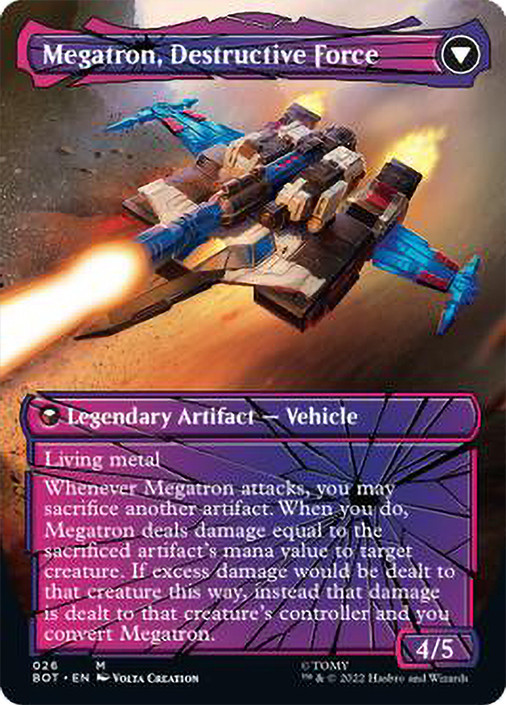 Megatron, Tyrant // Megatron, Destructive Force (Borderless ...