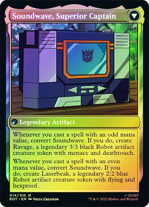 Soundwave, Sonic Spy // Soundwave, Superior Captain | Transformers ...