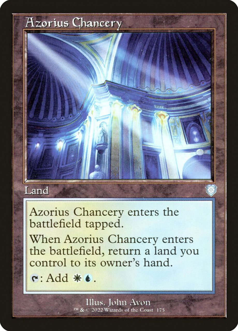 Azorius Chancery (Retro Frame) | The Brothers' War Commander | Star ...