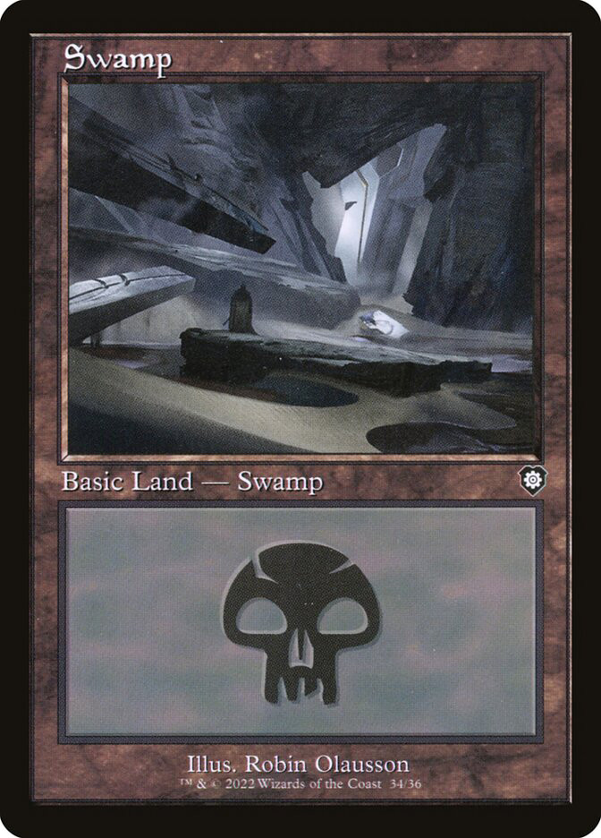 Swamp (#034) (Retro Frame) | The Brothers' War Commander | Star City Games