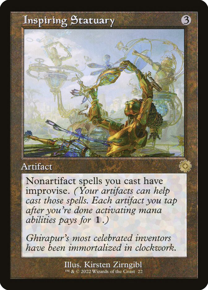 Inspiring Statuary (#022) (Retro Frame) | The Brothers' War Retro ...