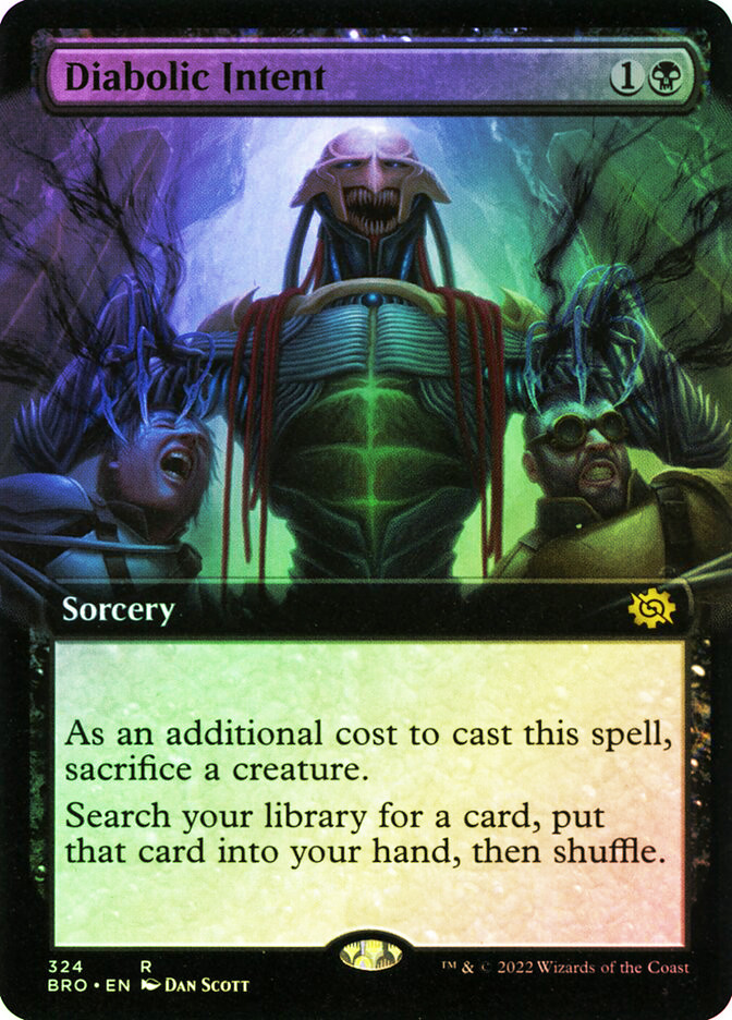 Diabolic Intent (Extended Art) | The Brothers' War - Variants | Star ...