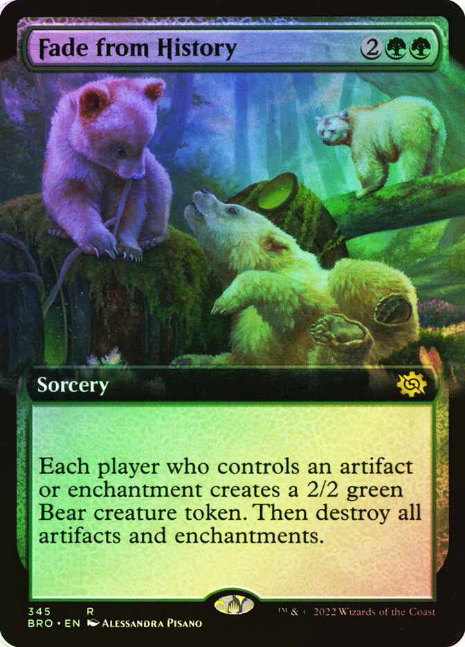 Fade from History (Extended Art) | The Brothers' War - Variants | Star ...