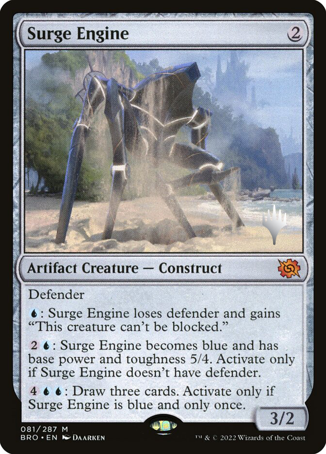 Surge Engine (Promo Pack) (The Brothers' War) | Promo: Planeswalker ...