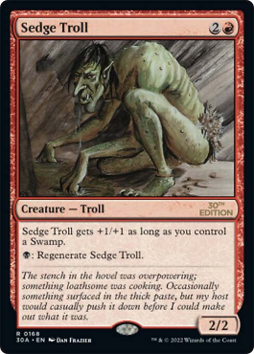 Sedge Troll (Not Tournament Legal) | 30th Anniversary Edition | Star ...