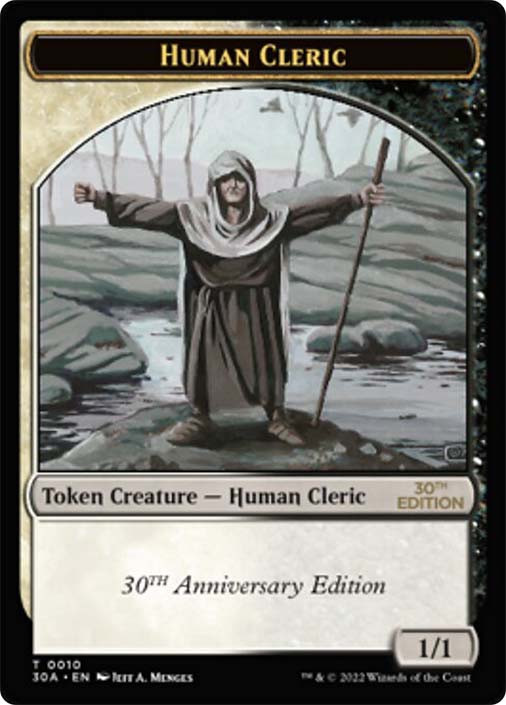 {Human Cleric Token} | 30th Anniversary Edition | Star City Games