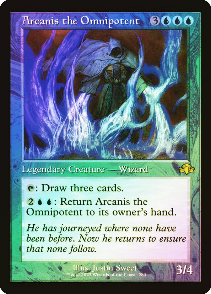 Arcanis the Omnipotent (Retro Frame) | Dominaria Remastered - Retro ...