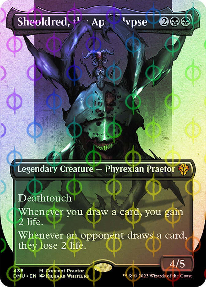 Sheoldred, the Apocalypse (#436) (Borderless) (Compleat Foil ...