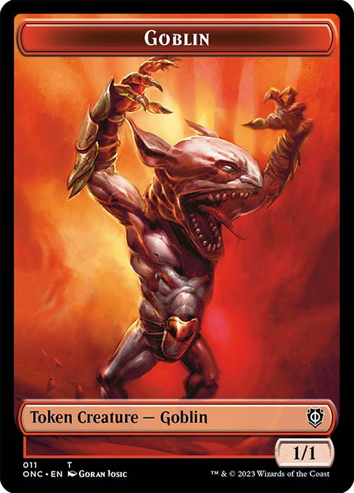 {Goblin Token} // {Rebel Token} | Phyrexia: All Will Be One Commander ...