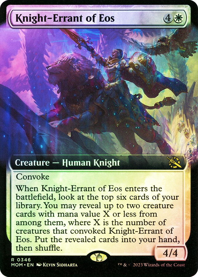 Knight-Errant of Eos (Extended Art) | March of the Machine - Variants | Star City Games