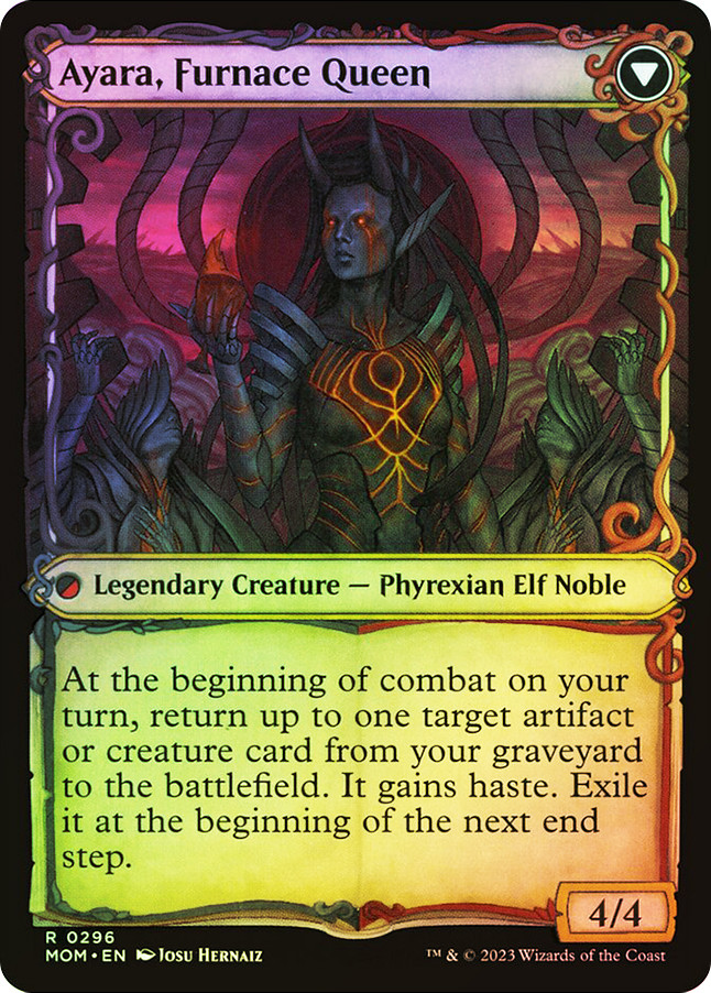 Ayara, Widow of the Realm // Ayara, Furnace Queen | March of the ...