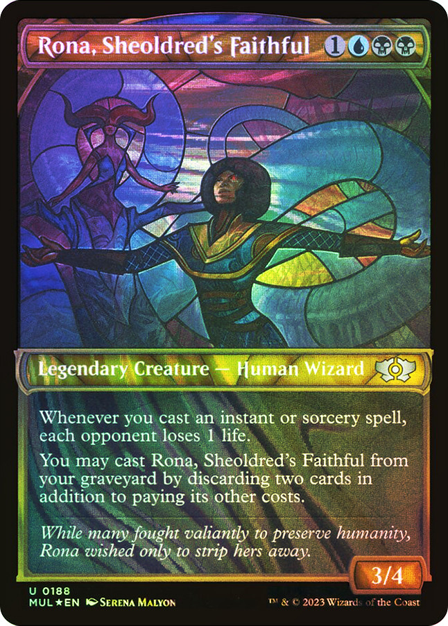 Rona, Sheoldred's Faithful (Showcase) (Halo Foil) | Multiverse Legends ...