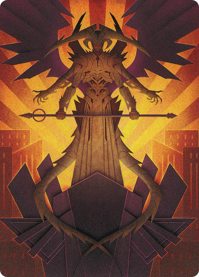 {Atraxa, Praetors' Voice Art Card} | Art Series: March of the Machine ...