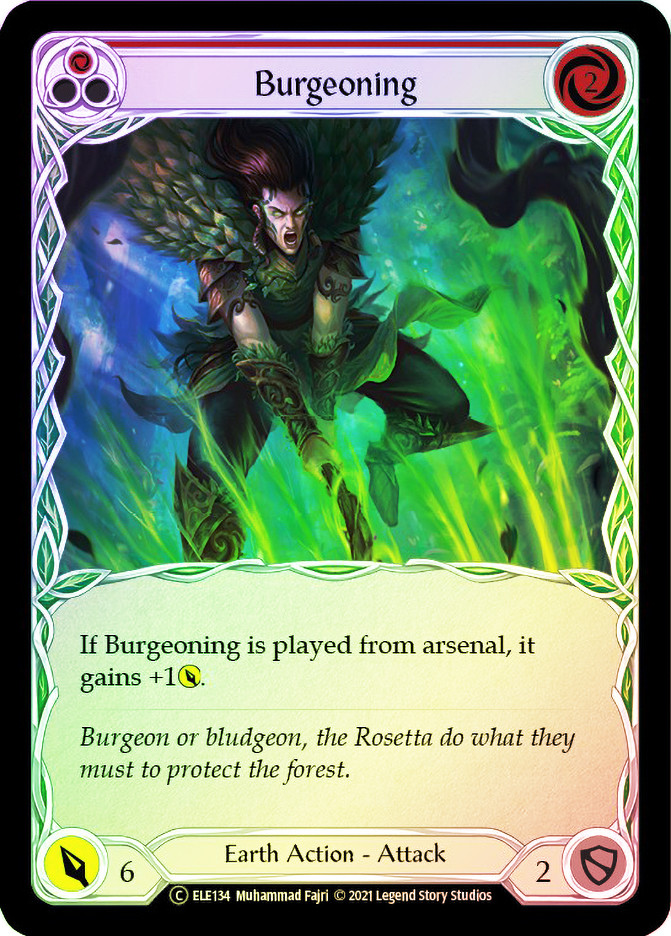 Burgeoning (Red) | Tales of Aria (Unlimited) (Rainbow Foil) | Star City ...