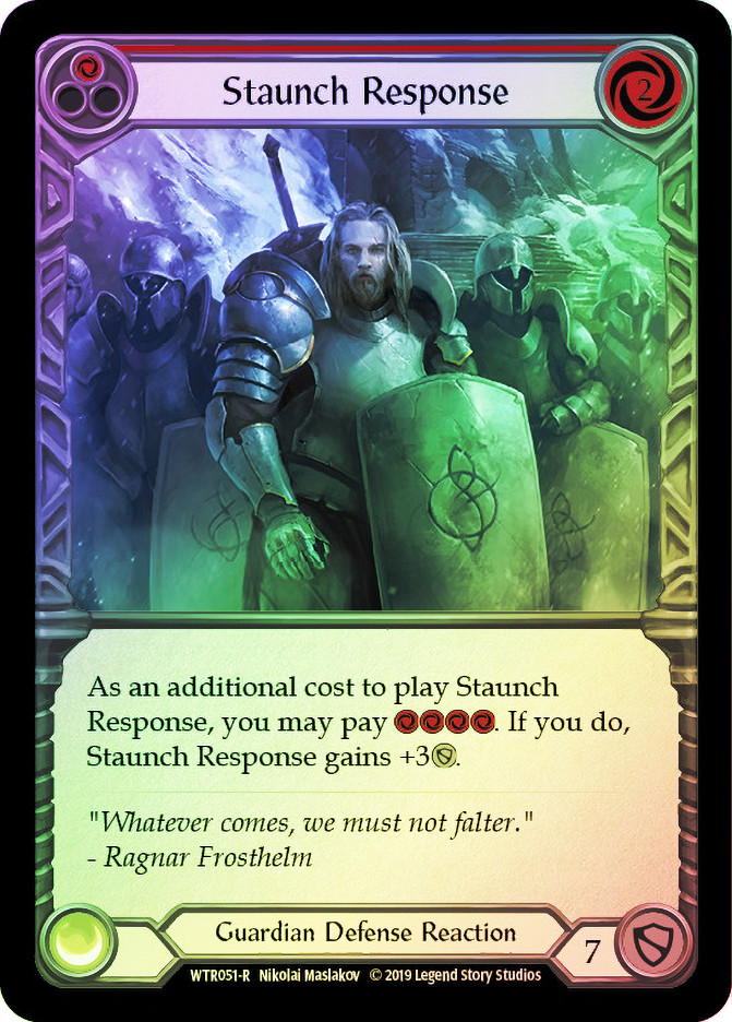 Staunch Response (Red) | Welcome to Rathe (1st Edition) | Star City Games