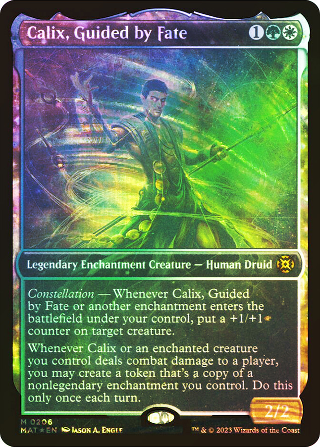 Calix, Guided by Fate (Showcase) (Halo Foil) | March of the Machine ...
