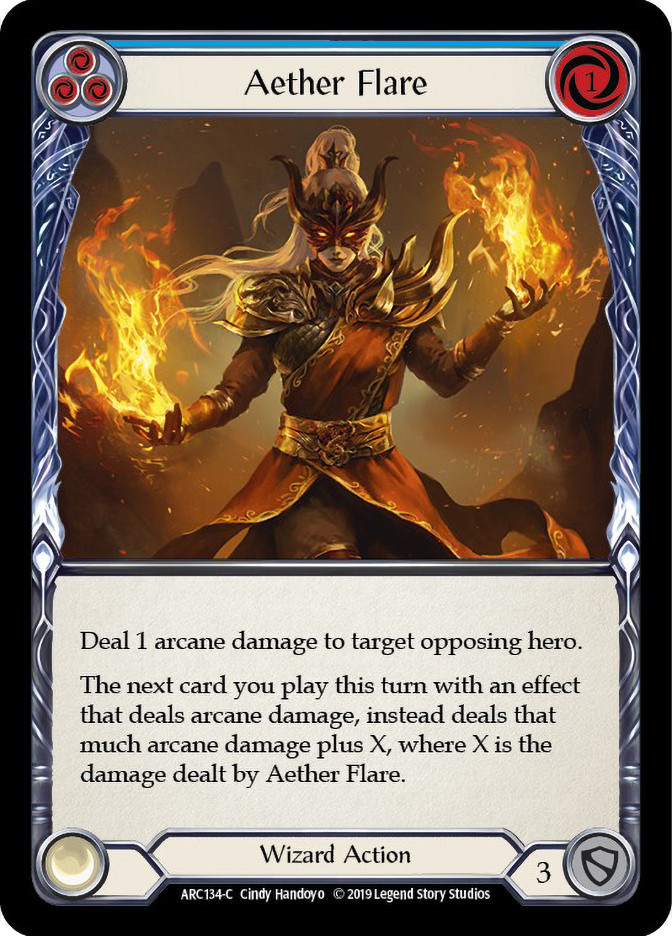 Aether Flare (Blue) | Arcane Rising (1st Edition) | Star City Games
