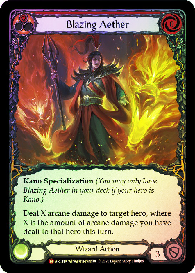 Blazing Aether | Arcane Rising (Unlimited) | Star City Games