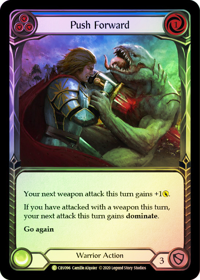Push Forward (Blue) | Crucible of War (1st Edition) | Star City Games