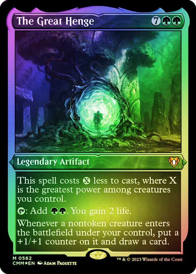 The Great Henge (Foil Etched) | Commander Masters - Alternate Foil ...