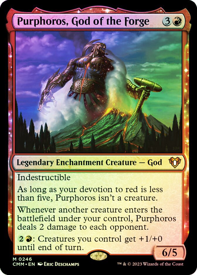 Purphoros, God of the Forge | Commander Masters | Star City Games