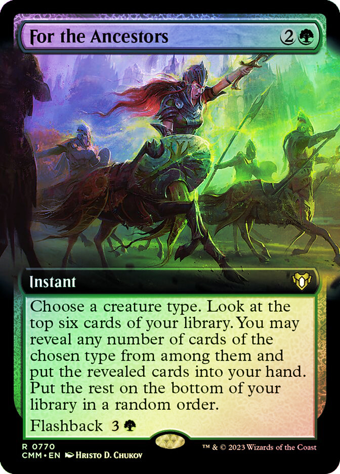 For the Ancestors | Commander Masters | Star City Games