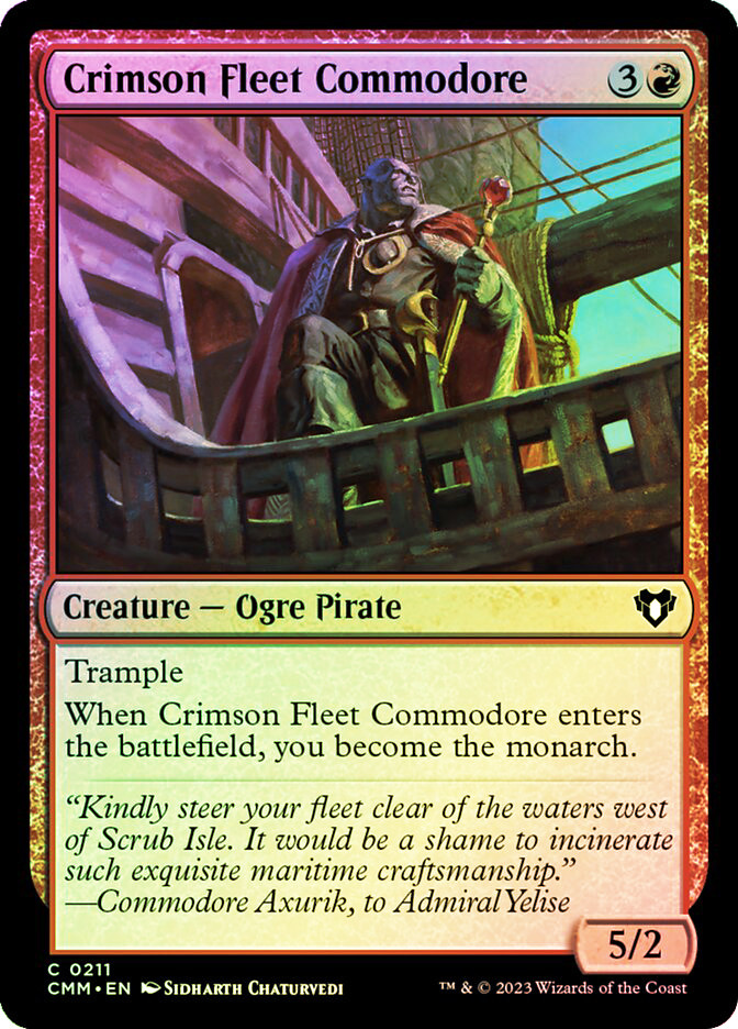 Crimson Fleet Commodore | Commander Masters | Star City Games
