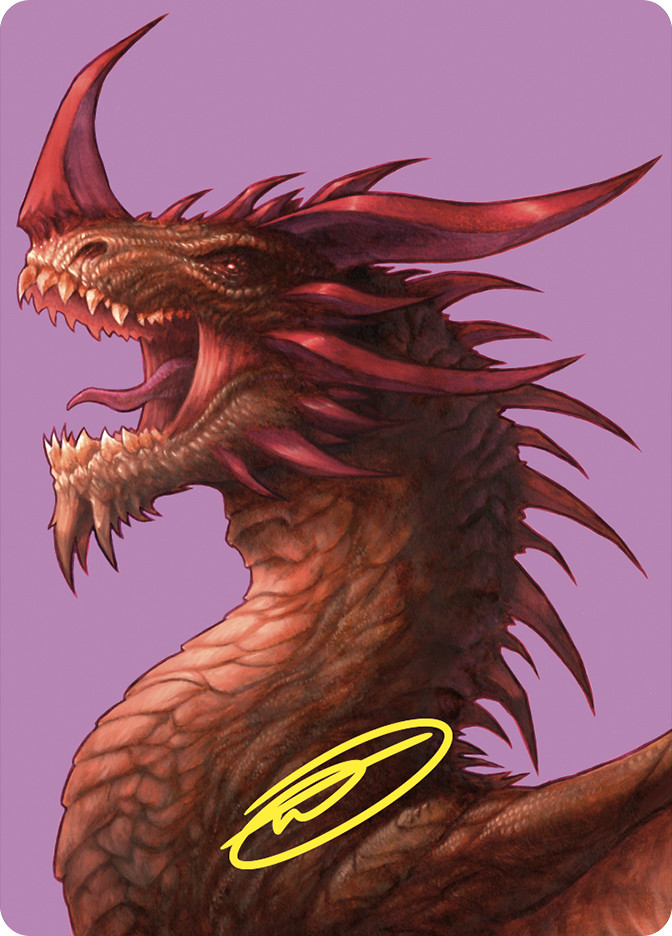 {The Ur-Dragon Art Card} (Signed) | Art Series: Commander Masters ...