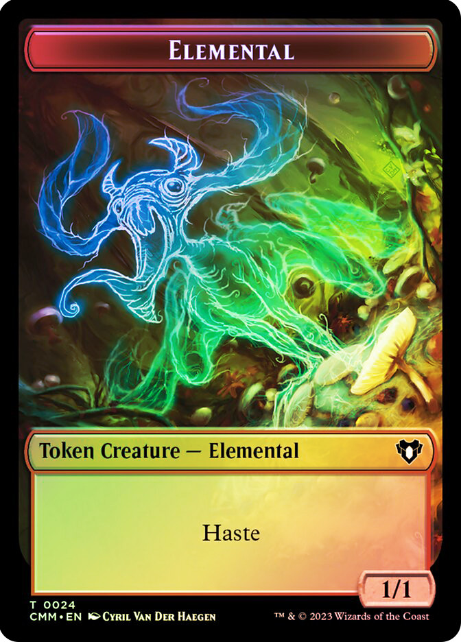 {Elemental Token} (#024) // {Kor Soldier Token} | Commander Masters ...