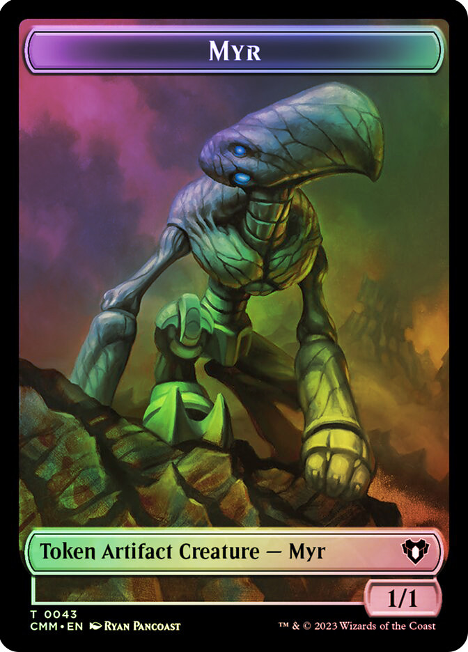 {Myr Token} // {Thopter Token} | Commander Masters | Star City Games