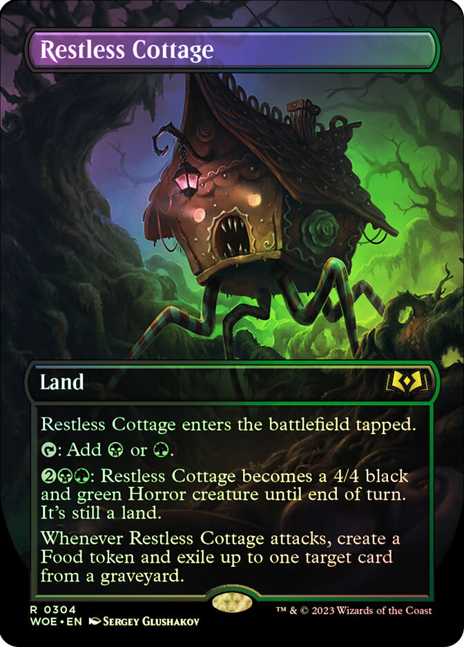 Restless Cottage (Borderless) | Wilds of Eldraine - Variants | Star ...