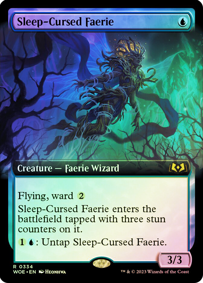 Sleep-Cursed Faerie (Extended Art) | Wilds of Eldraine - Variants ...