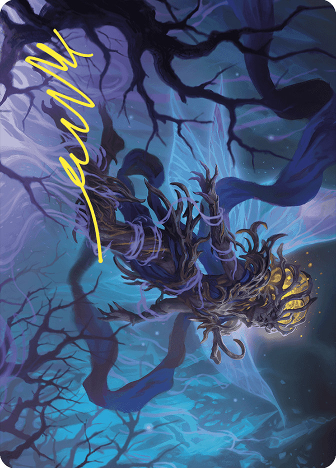 {Sleep-Cursed Faerie Art Card} (Signed) | Art Series: Wilds of Eldraine ...