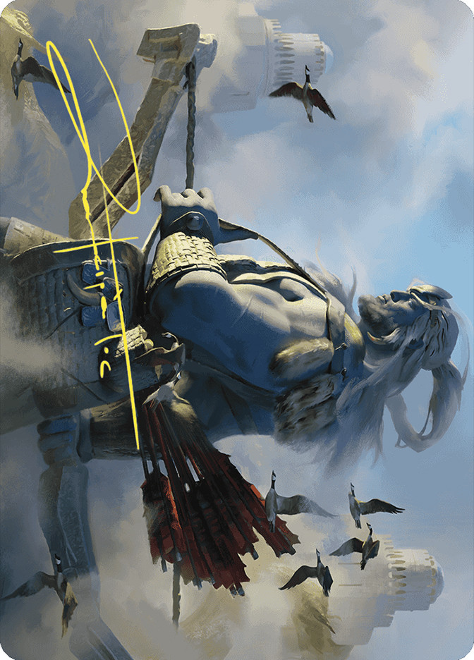 {Skybeast Tracker Art Card} (Signed) | Art Series: Wilds of Eldraine ...