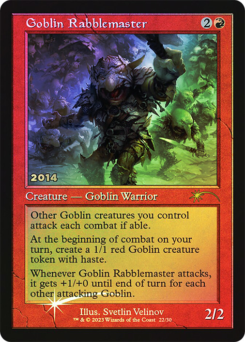 Goblin Rabblemaster (30th Anniversary) | Promo: Date Stamped | Star ...