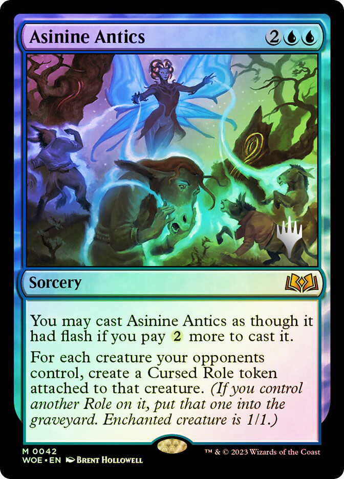 Asinine Antics (Promo Pack) (Wilds of Eldraine) | Promo: Planeswalker ...