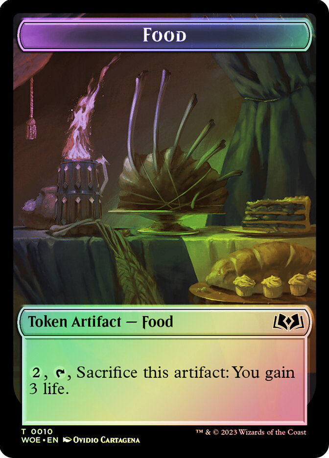 {Food Token} (#010) // {Knight Token} | Wilds of Eldraine | Star City Games