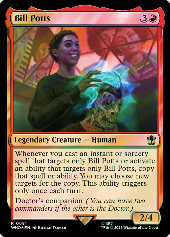 Bill Potts (Surge Foil) | Doctor Who Commander - Alternate Foil | Star ...