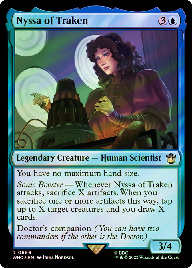 Nyssa of Traken (Surge Foil) | Doctor Who Commander - Alternate Foil ...