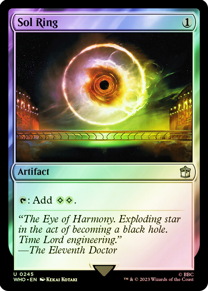 Sol Ring | Doctor Who Commander | Star City Games