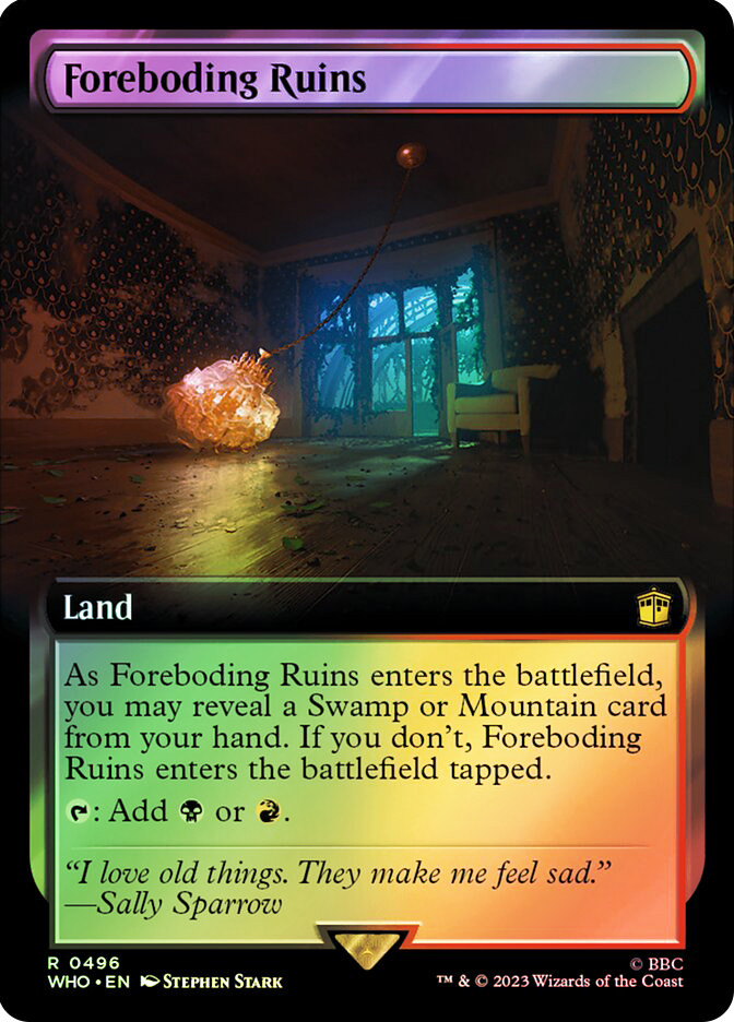 Foreboding Ruins (Extended Art) | Doctor Who Commander - Variants ...