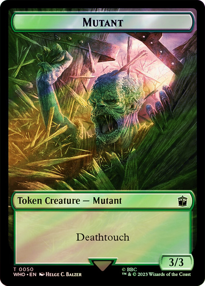 {Copy Token} // {Mutant Token} (Surge Foil) | Doctor Who Commander ...