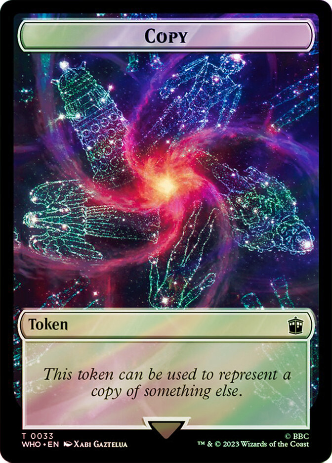 {Copy Token} // {Treasure Token} (#062) (Surge Foil) | Doctor Who ...